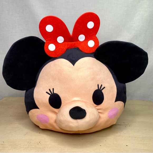 Disney | Toys | Tsum Tsum Minnie Mouse Large Jumbo 2 Plush Rare Hard To ...